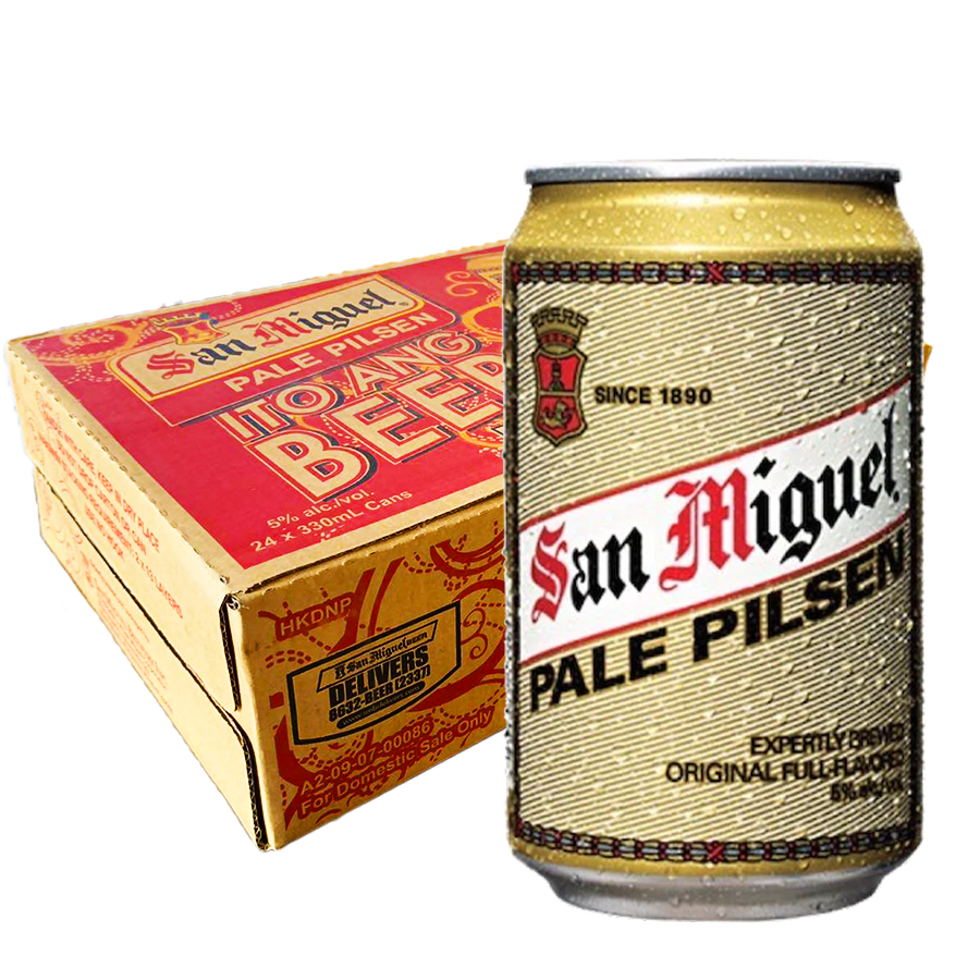 Buy San Miguel Pale Pilsen 330ml Case of 24 - Price, Offers, Delivery ...