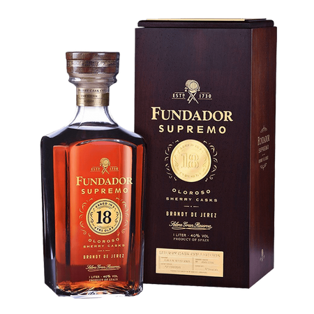 Buy Fundador Supremo 18 Year Old 1L - Price, Offers, Delivery | Clink PH
